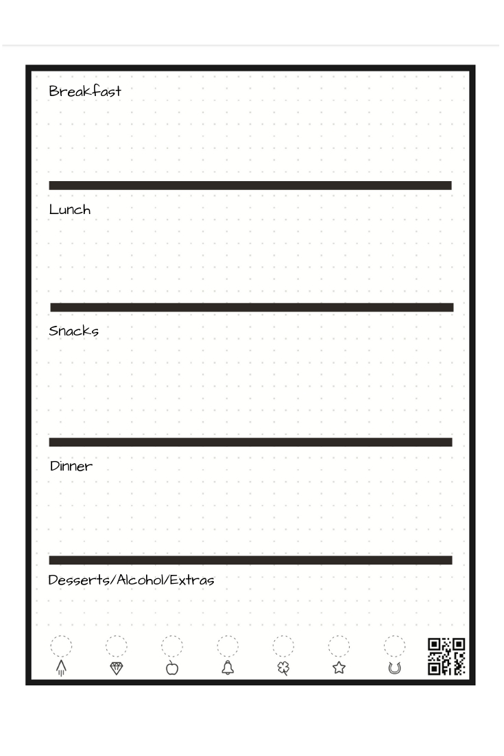 Transform your Notebook Into a Fitness and Food Tracker – Parent Lightly